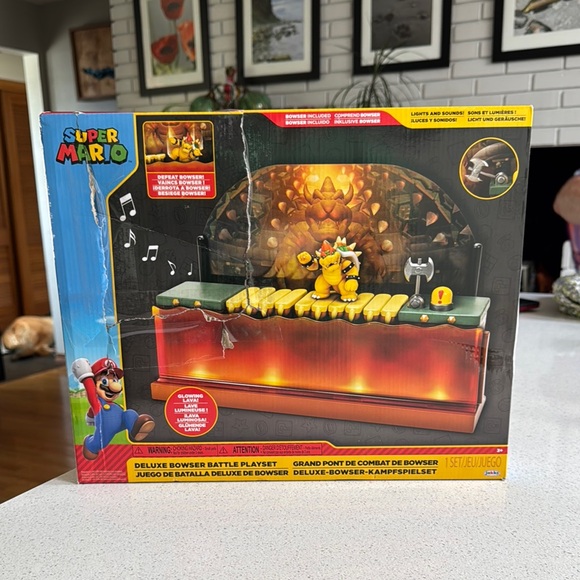 Nintendo | Toys | Nintendo Super Mario Deluxe Bowser Battle Playset ...